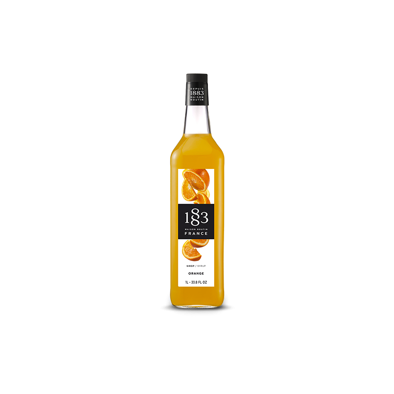 Sirop Orange Routin 1883 - Bouteille en verre 1L